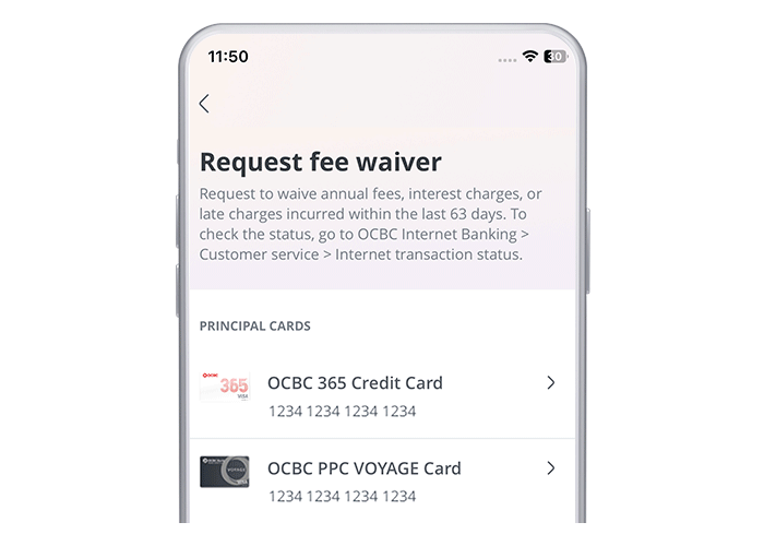 Card Services Fee Waiver | Step-by-step guides for Digital Banking ...